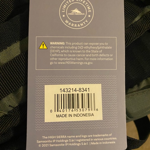 High Sierra | Bags | High Sierra Pathway 2 45l Backpack Forest Green Brand New Wtag | Poshmark